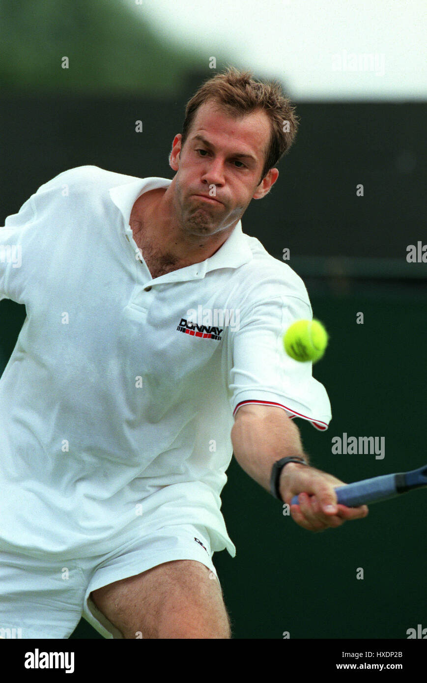GREG RUSEDSKI WIMBLEDON 1999 24 June 1999 Stock Photo - Alamy