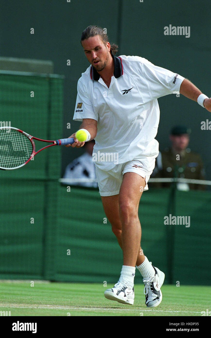 PATRICK RAFTER WIMBLEDON 1999 25 June 1999 Stock Photo - Alamy