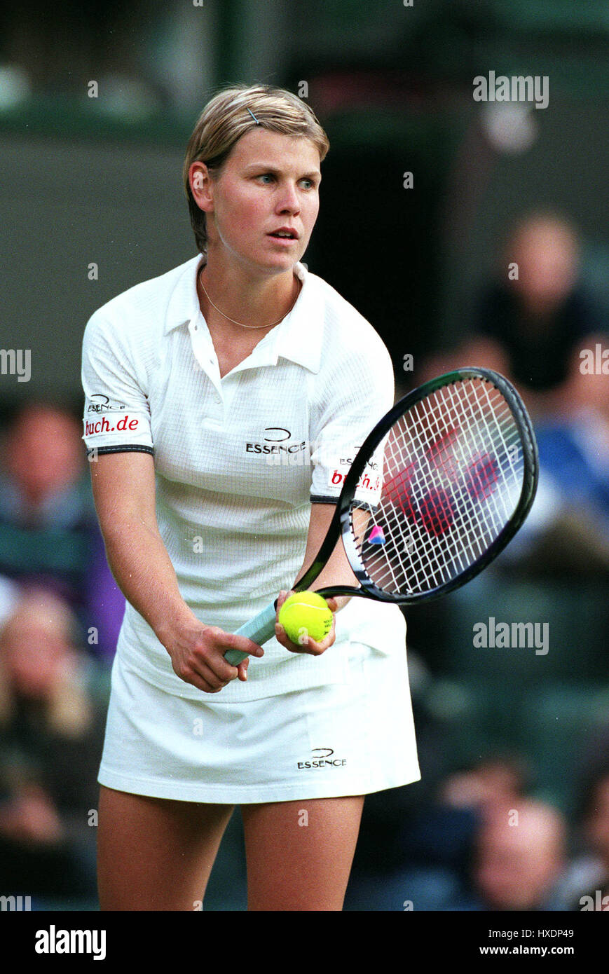 ANKE HUBER WIMBLEDON 1999 25 June 1999 Stock Photo - Alamy