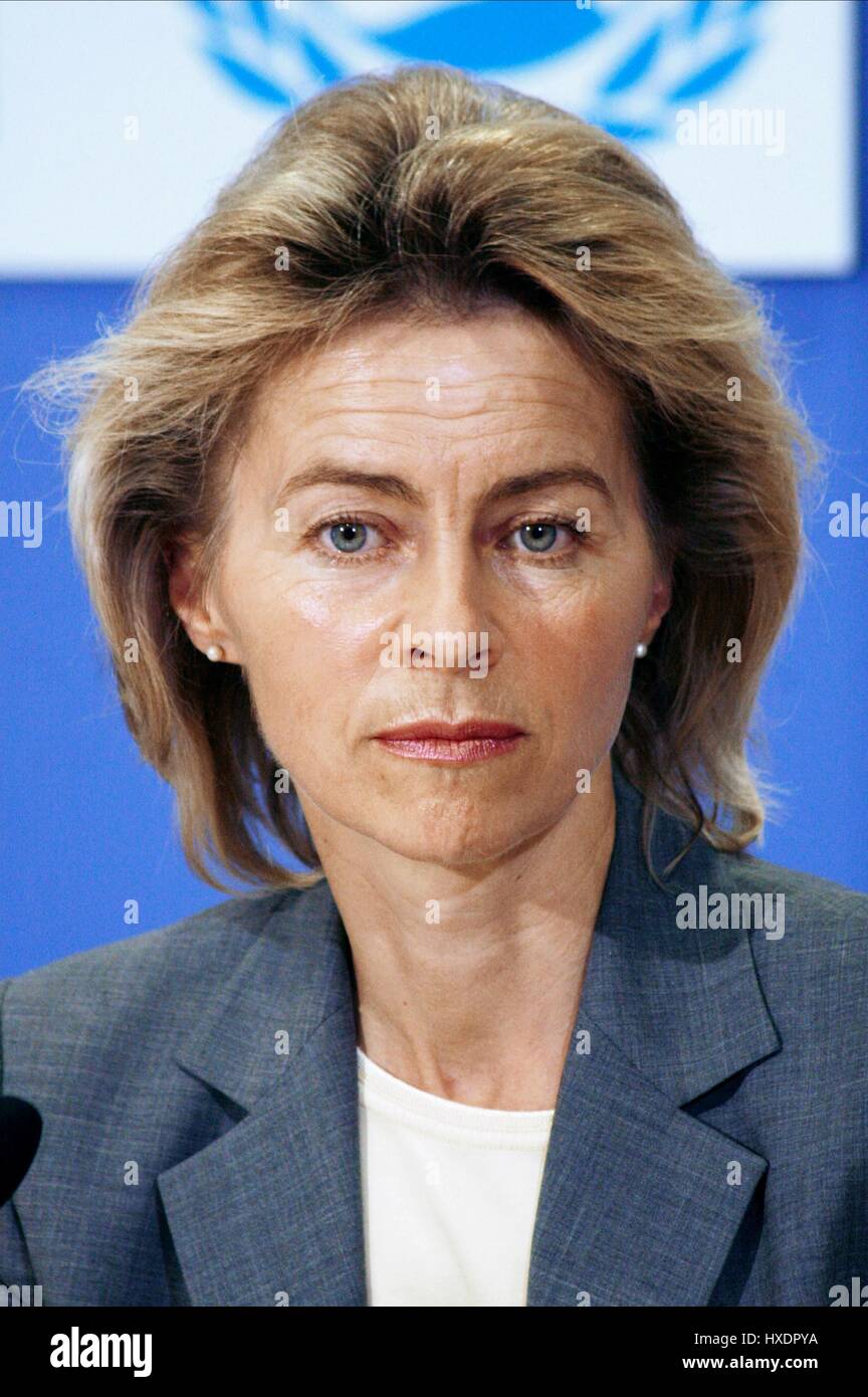 URSULA VON DER LEYEN GERMAN POLITICIAN & MINISTER 02 June 2009 Stock ...