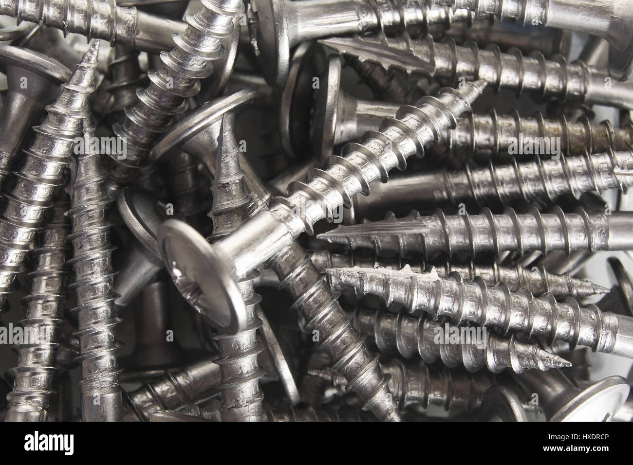 Wood screws, Holzschrauben Stock Photo - Alamy