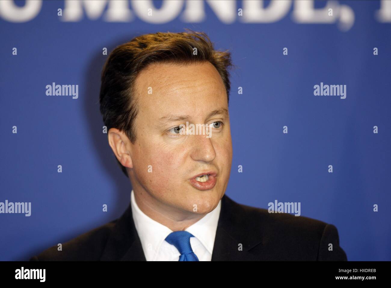 DAVID CAMERON MP BRITISH PRIME MINISTER 27 May 2011 INTERNATIONAL MEDIA ...