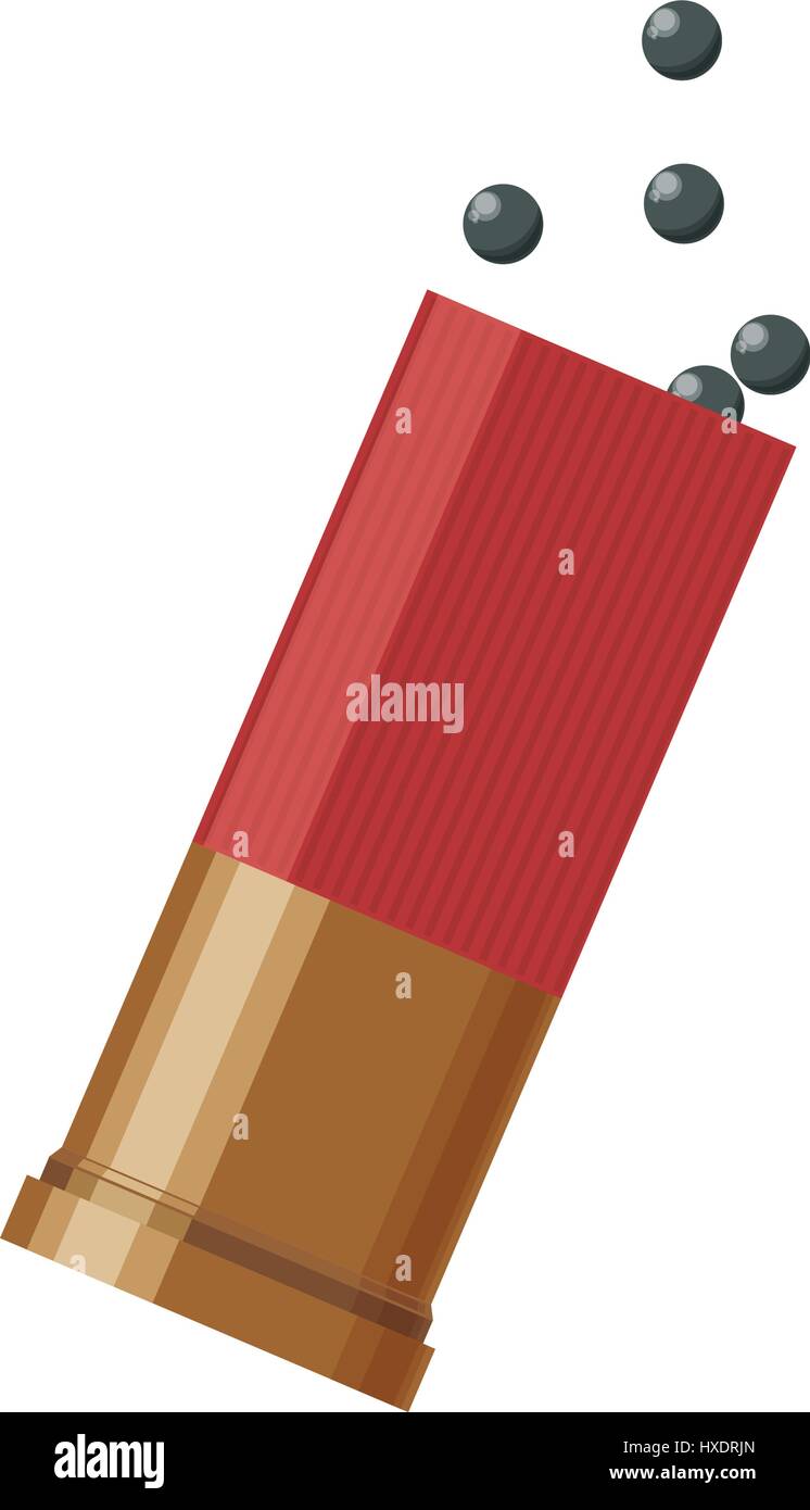 Isolated shotgun bullet Stock Vector Image & Art - Alamy