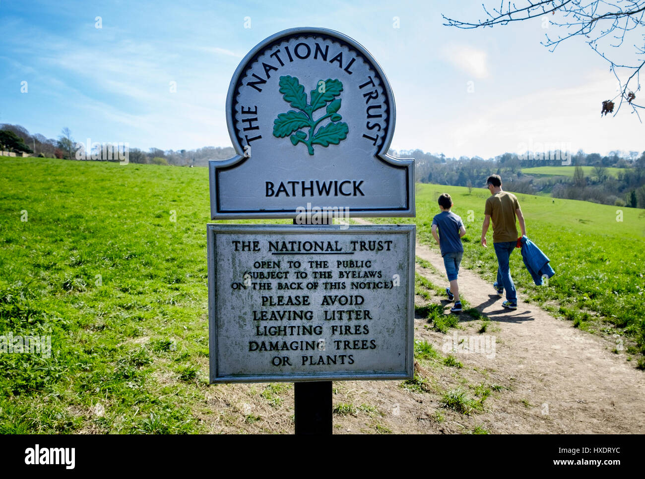 2 walkers ramblers are pictured walking part of the skyline walk on ...