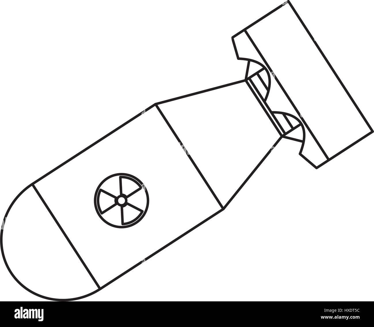Nuclear bomb weapon Stock Vector Image & Art - Alamy