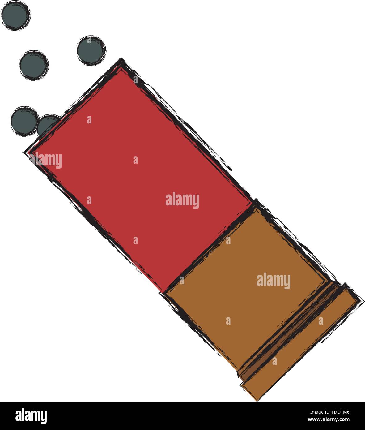 Isolated shotgun bullet Stock Vector Image & Art - Alamy