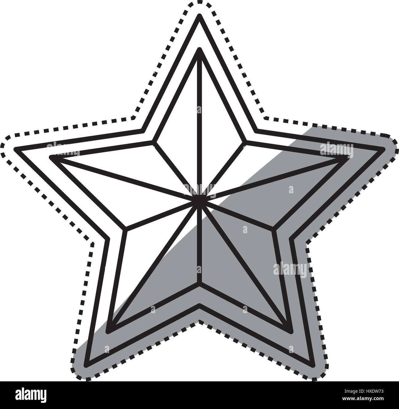 star shape symbol Stock Vector Image & Art - Alamy