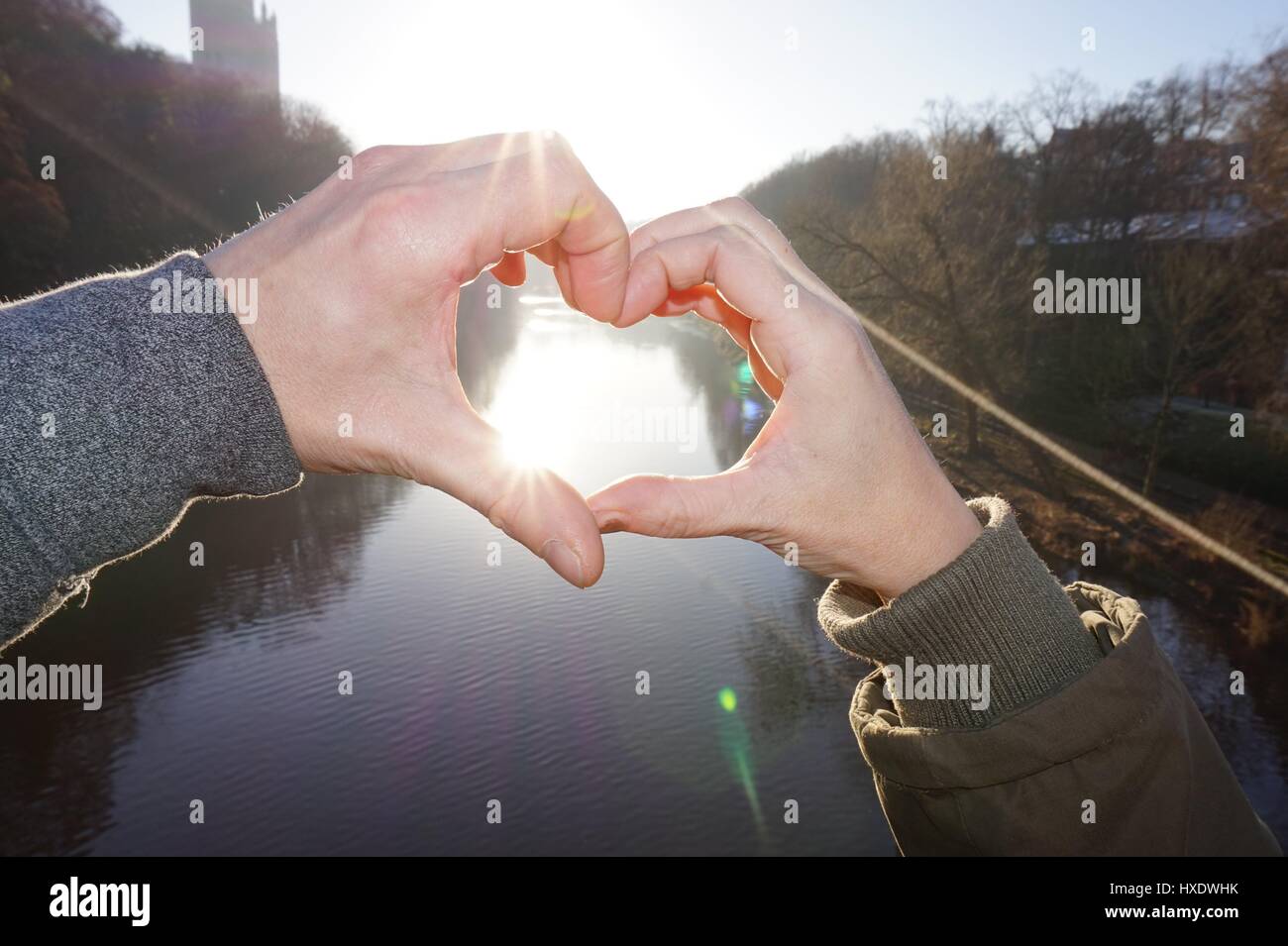 love heart hands Stock Photo - Alamy