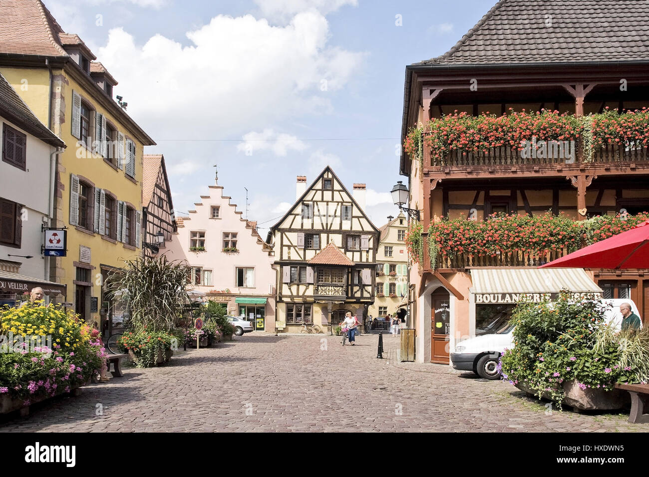 Half-timbered houses in the Old Town of home Turck, Half-timbered ...