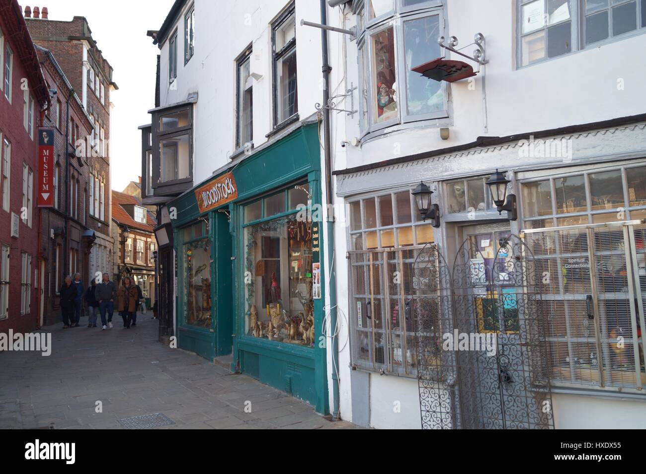 whitby bay town Stock Photo - Alamy