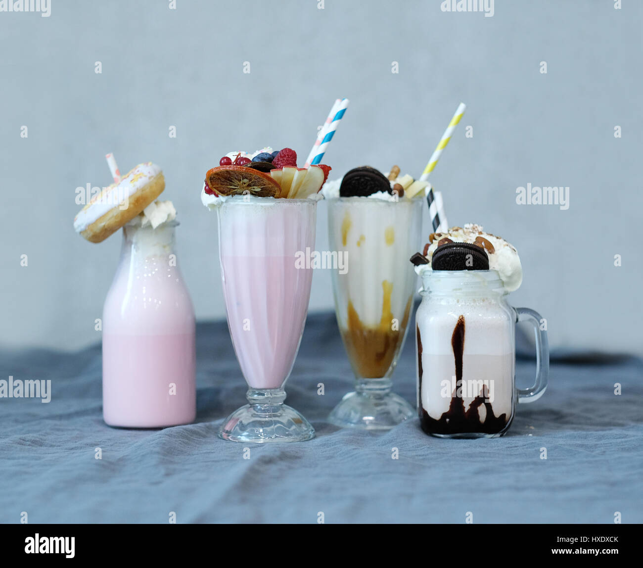 Frappe milkshakes hi-res stock photography and images - Alamy