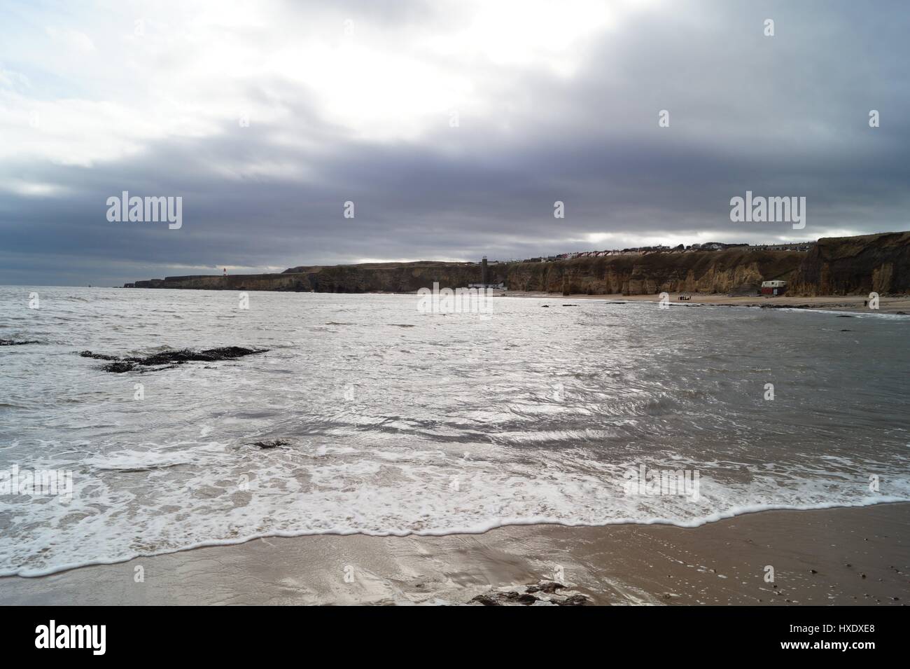 marsden beach ,marsden grotto south shields Stock Photo - Alamy