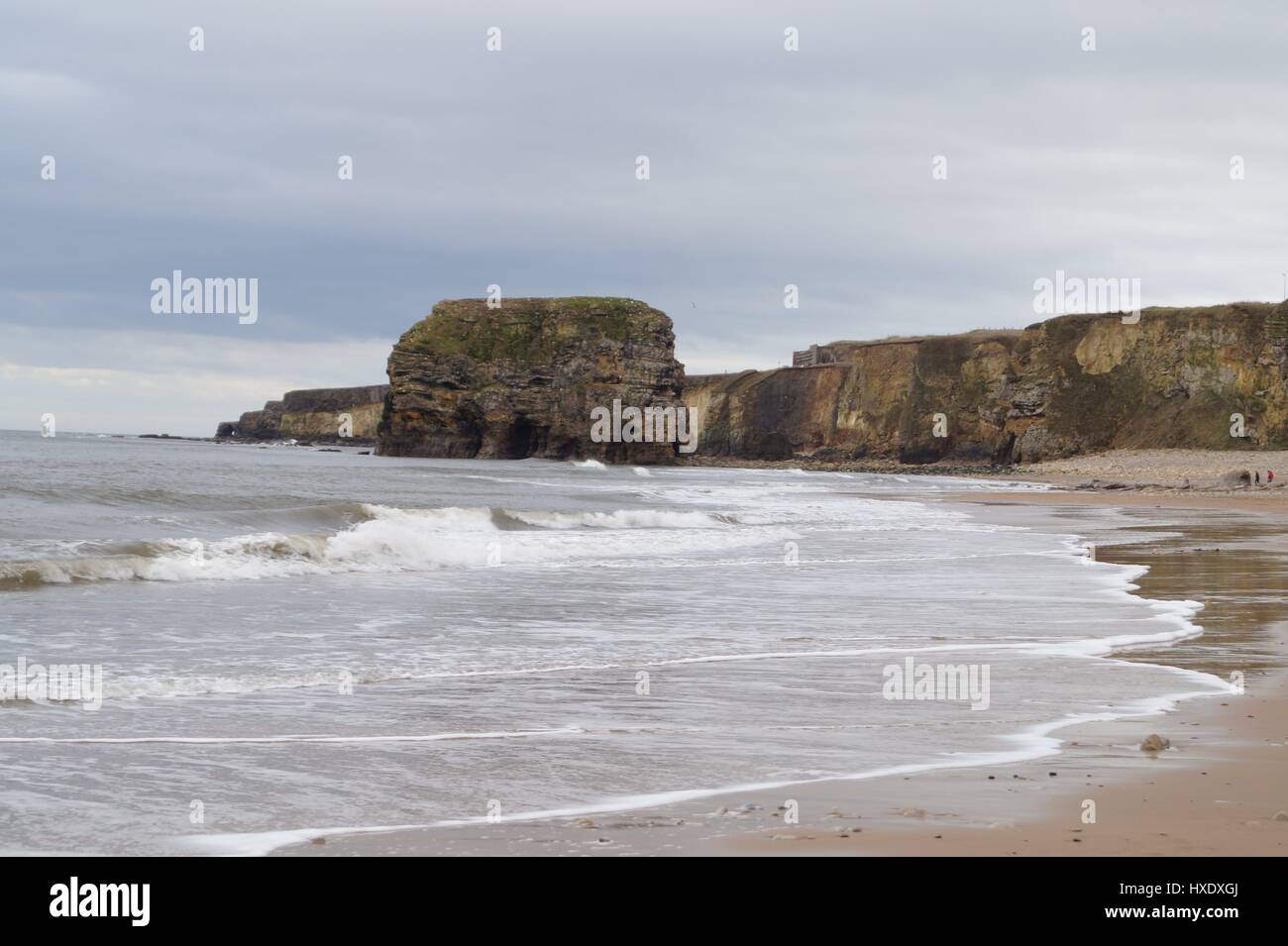 marsden beach ,marsden grotto south shields Stock Photo - Alamy