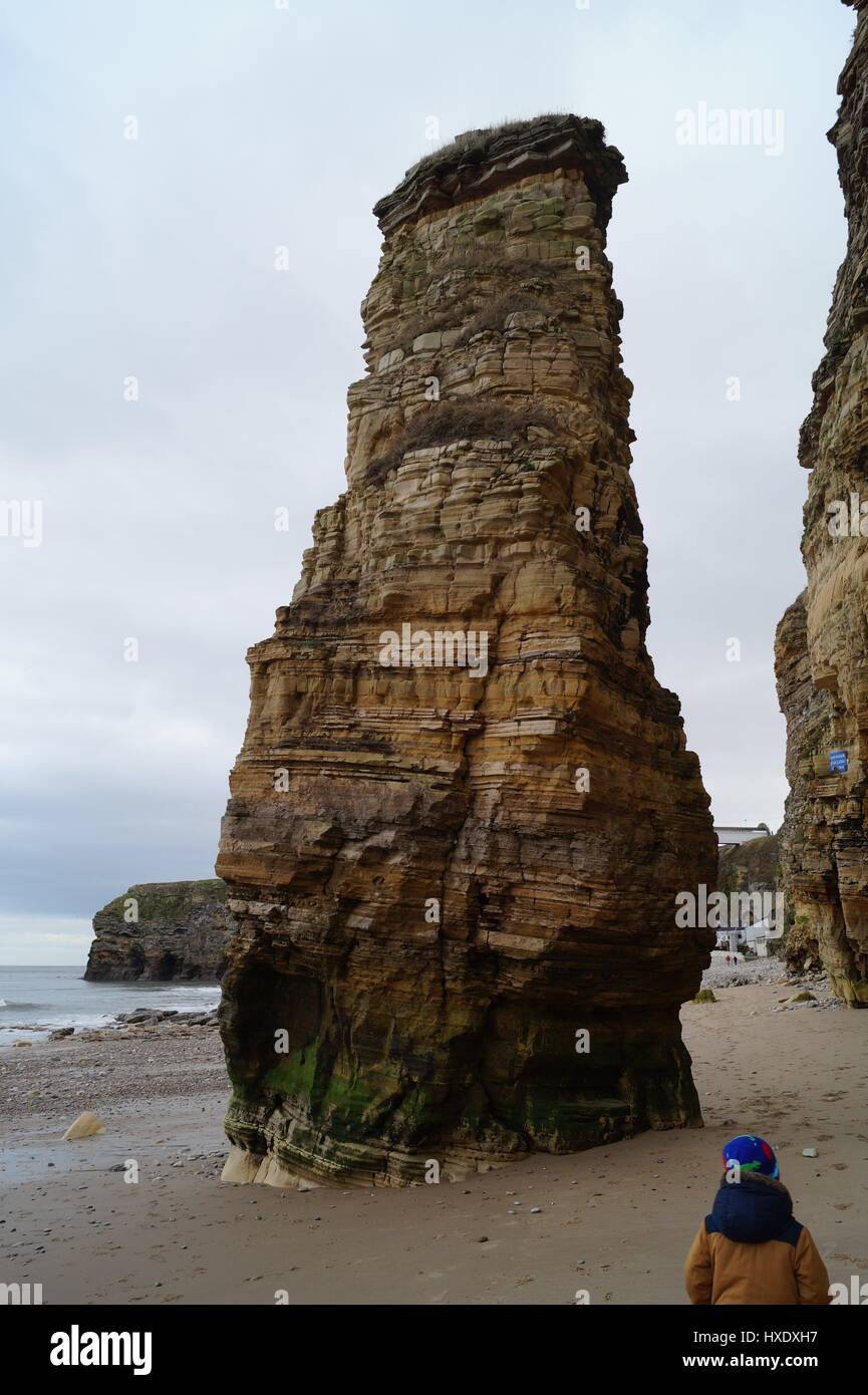 marsden beach ,marsden grotto south shields Stock Photo - Alamy