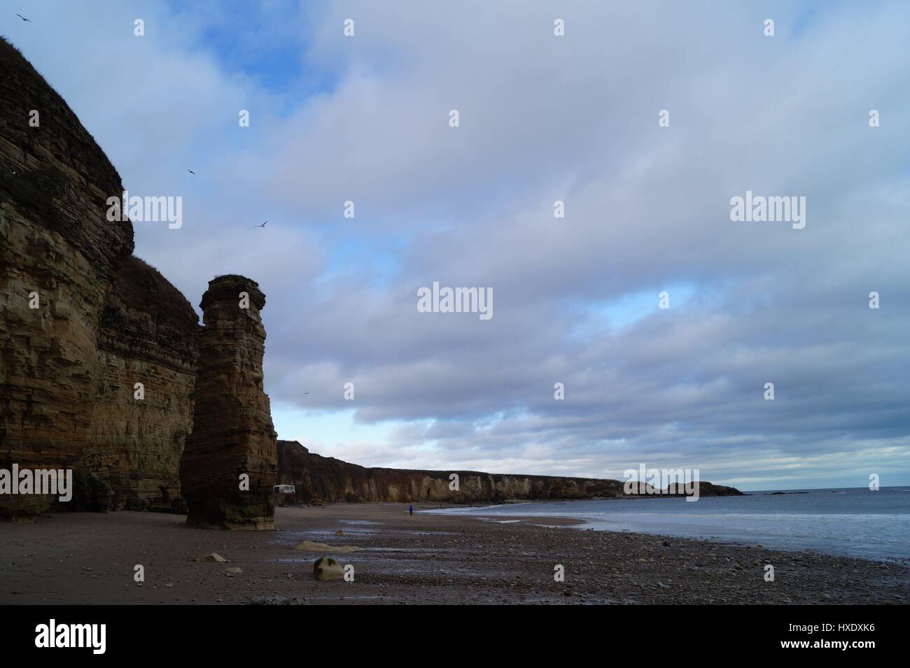 marsden beach ,marsden grotto south shields Stock Photo - Alamy