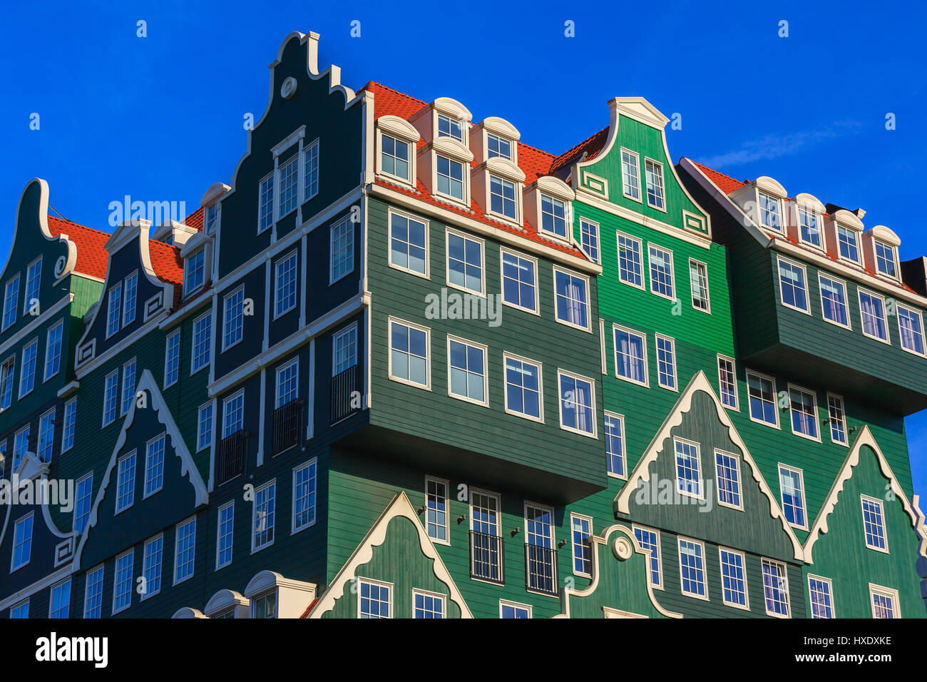 Inntel Hotel, modern architecture in Zaandam, the Netherlands Stock ...