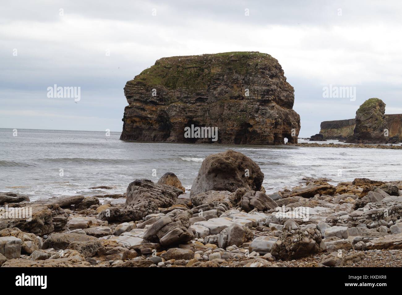 marsden beach ,marsden grotto south shields Stock Photo - Alamy