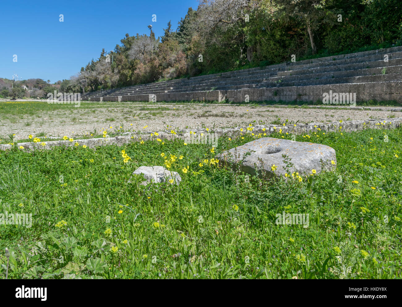 stones in an arena Stock Photo - Alamy