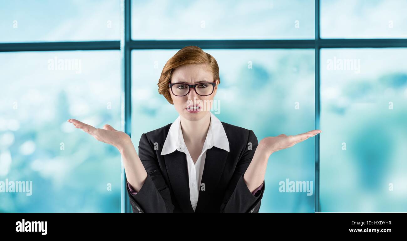 Digital composite of business people at presentation Stock Photo - Alamy