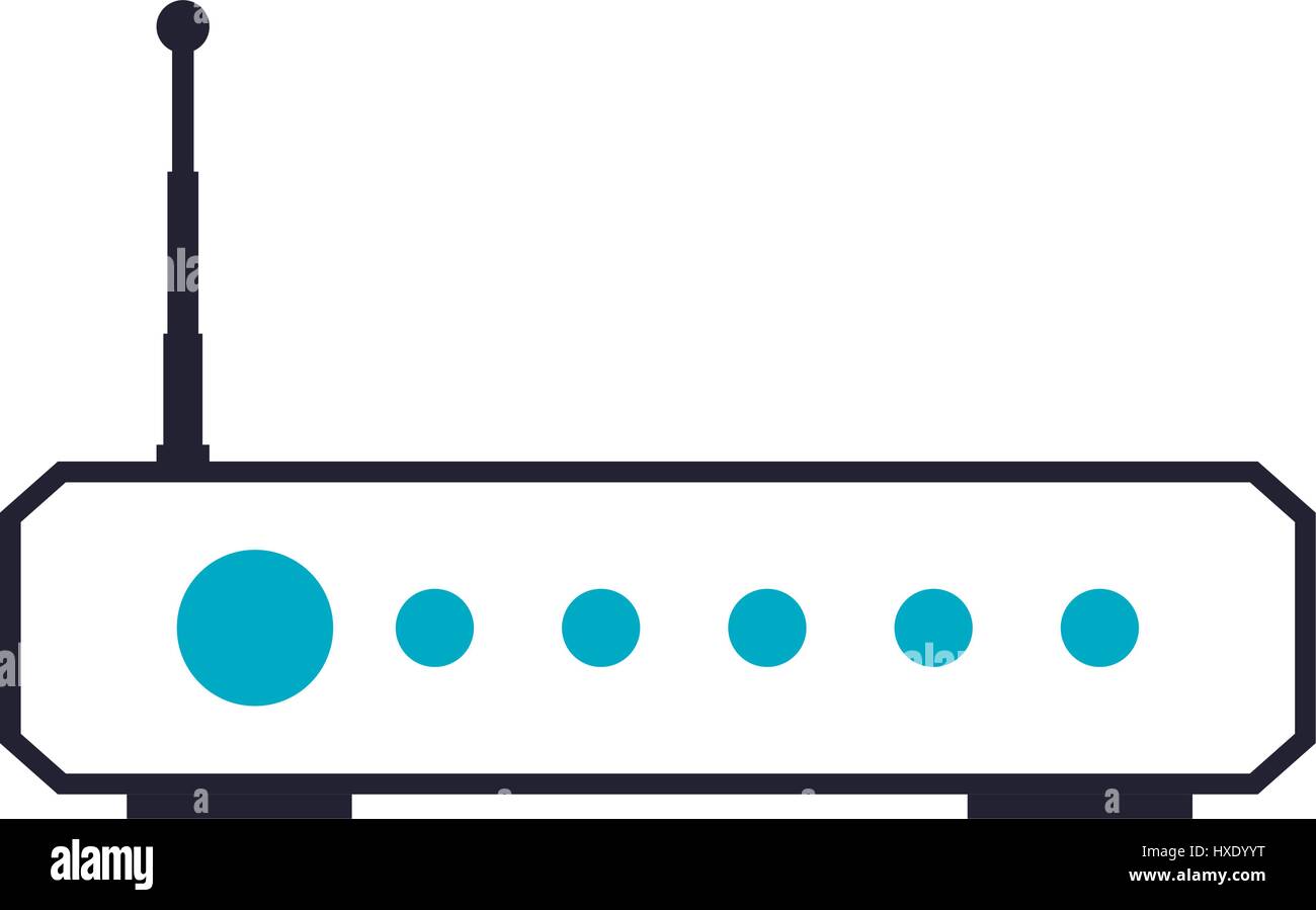 Wifi internet modem Stock Vector Image & Art - Alamy