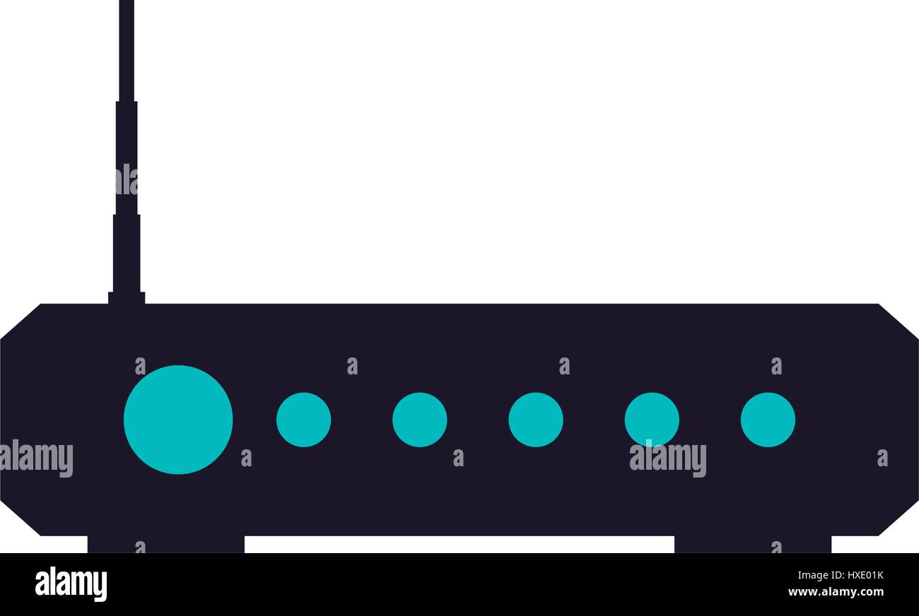 Wifi internet modem Stock Vector Image & Art - Alamy