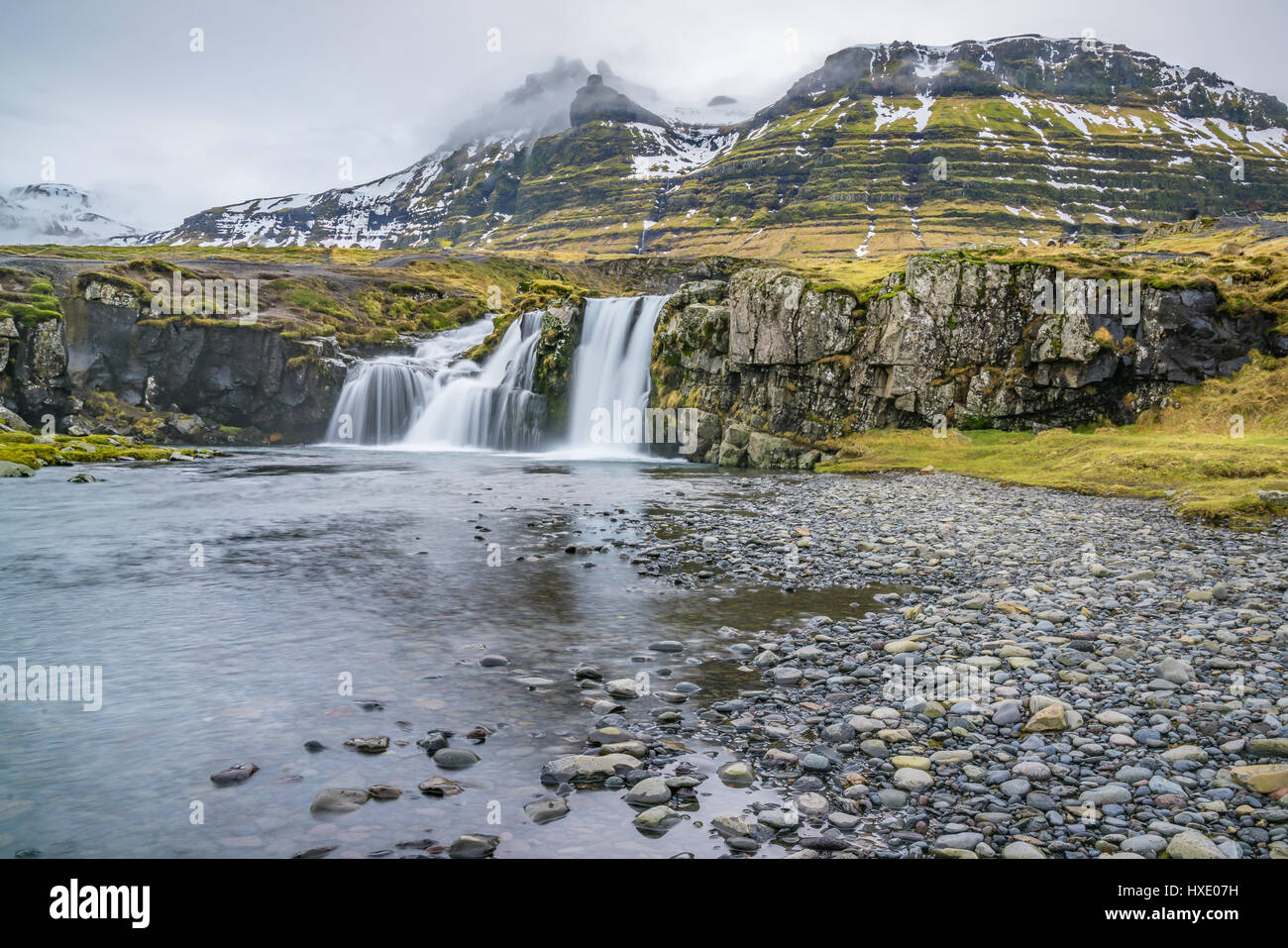Kirkjufellsfoss is one of the most iconic waterfalls along the ...
