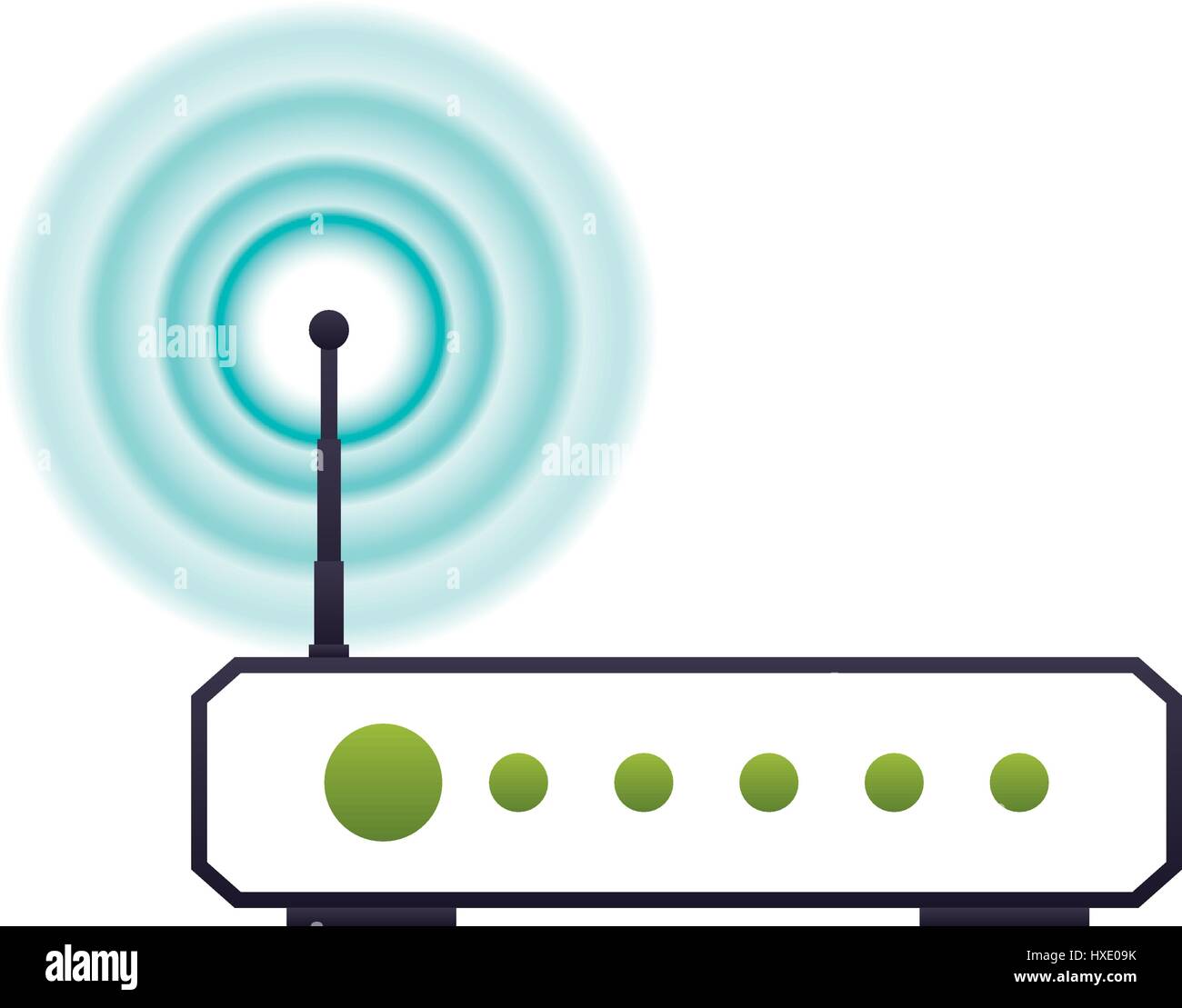 Wifi internet modem Stock Vector Image & Art - Alamy