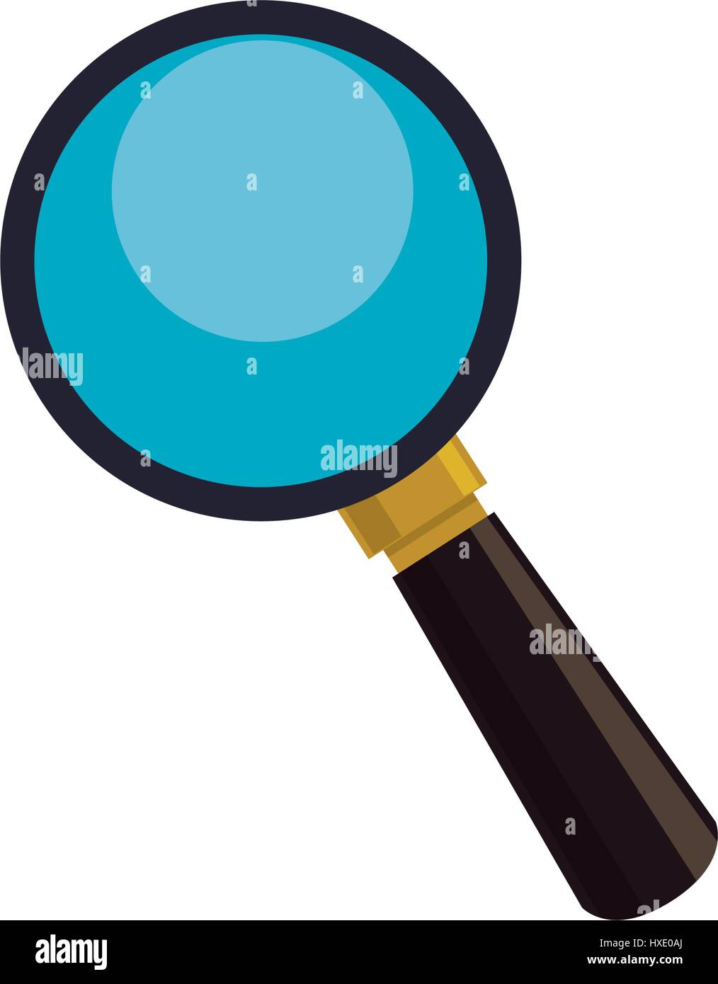 Lupe magnifying glass Stock Vector Image & Art - Alamy