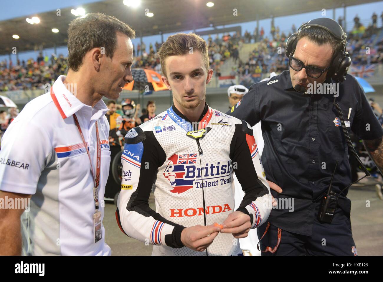 26th March 2017, Losail International Circuit. Qatar. John McPhee who ...