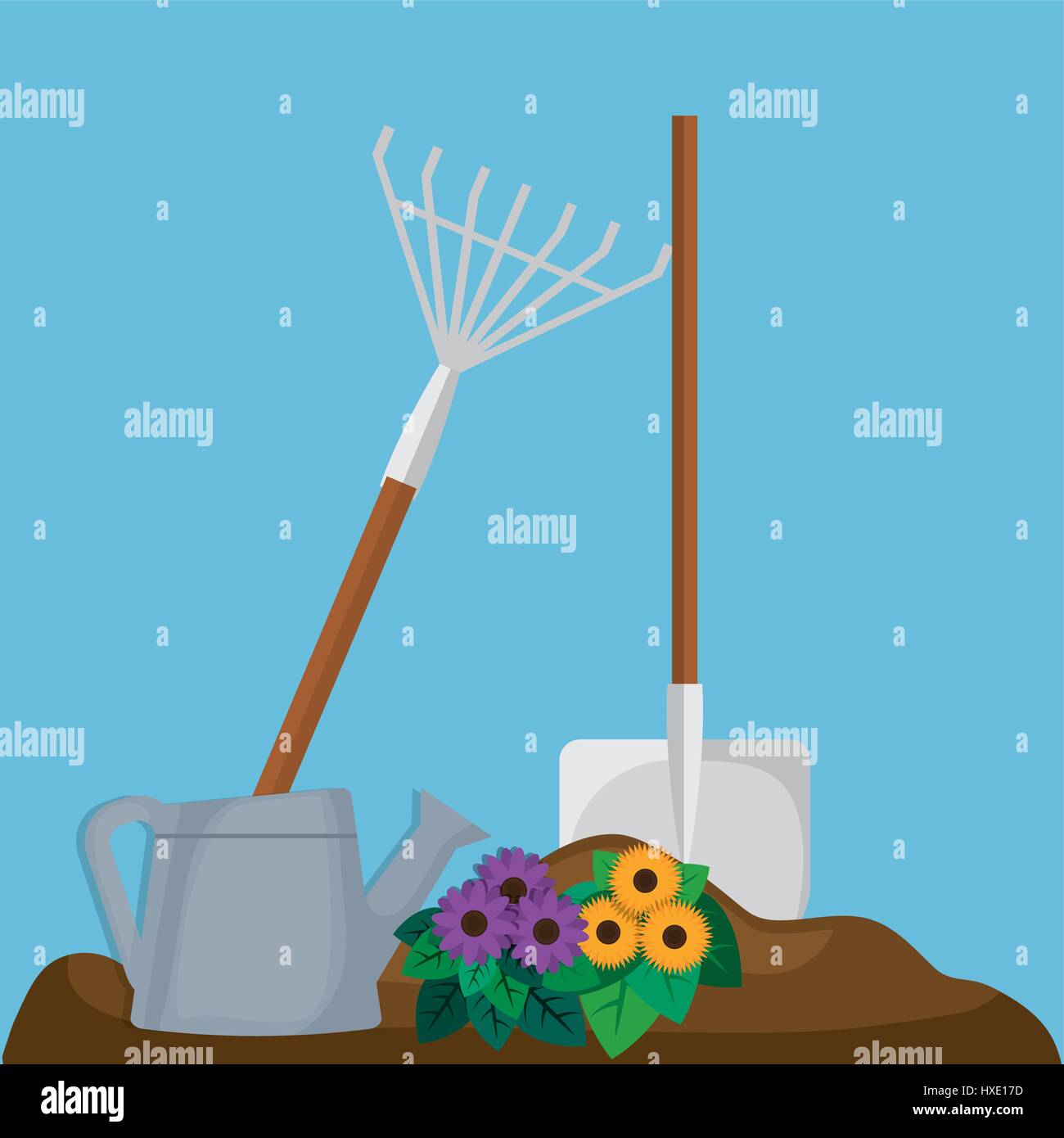 gardening concept design Stock Vector Image & Art - Alamy