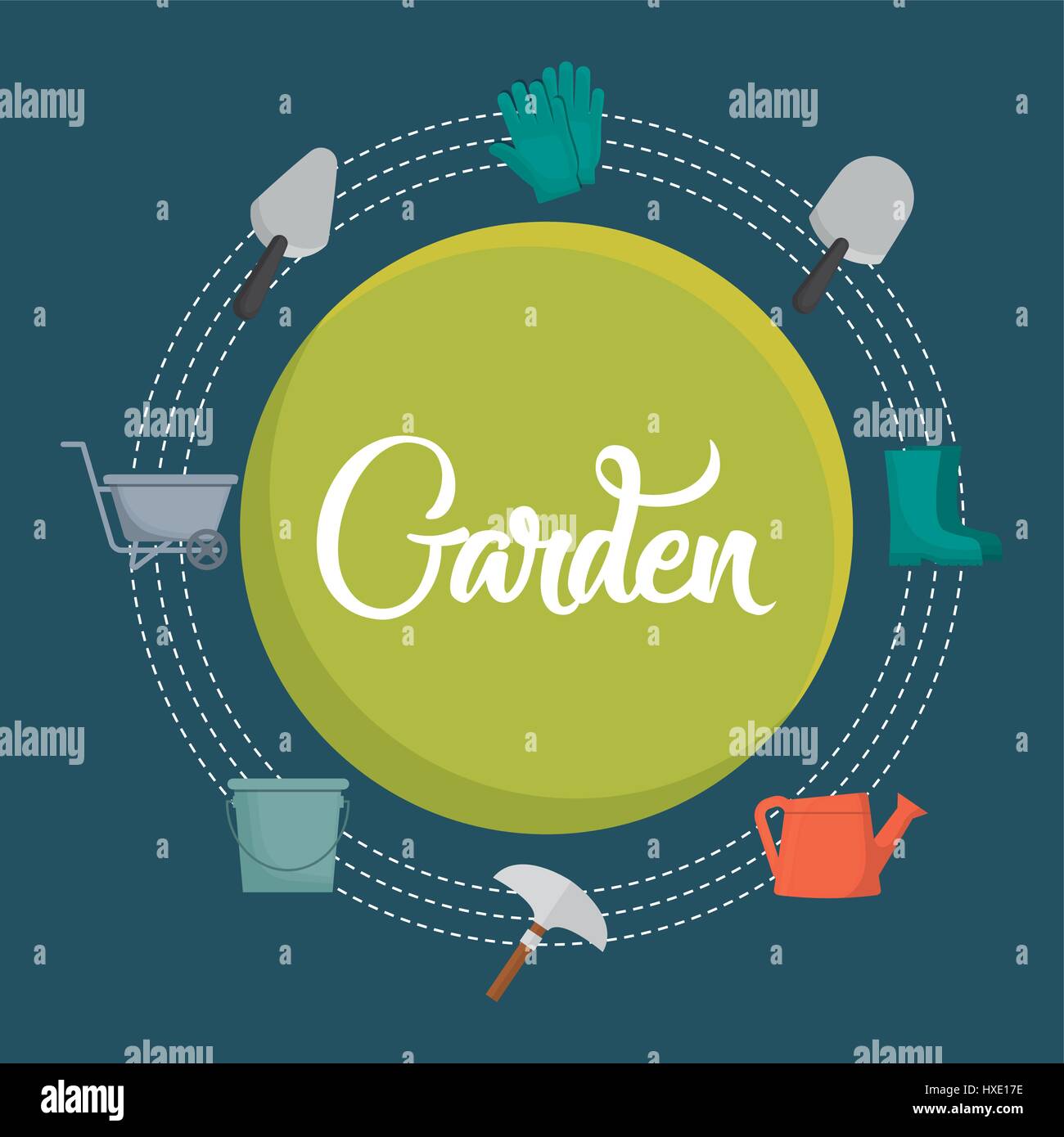gardening concept design Stock Vector Image & Art - Alamy