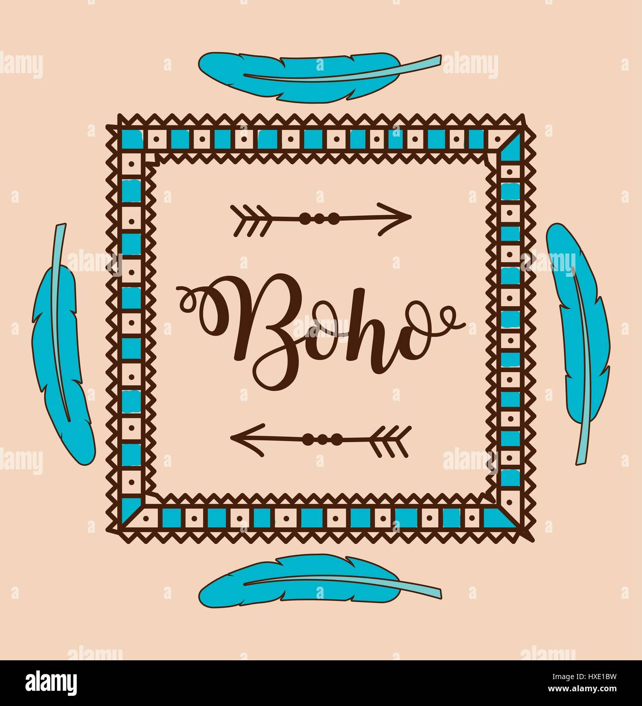 boho style design Stock Vector Image & Art - Alamy