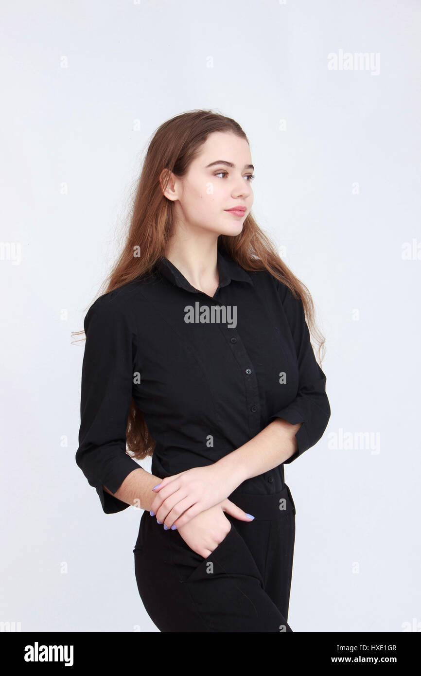 Beautiful Business Woman Stock Photo - Alamy