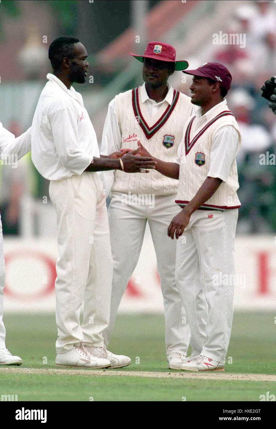 BRIAN LARA & WINSTON BENJAMIN TEXACO TROPHY CHALLENGE 24 May 1995 Stock ...