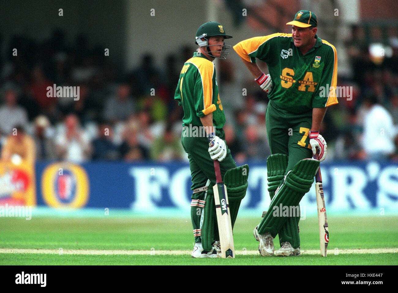 PAT SYMCOX/JONTY RHODES SOUTH AFRICA 28 August 1998 Stock Photo - Alamy