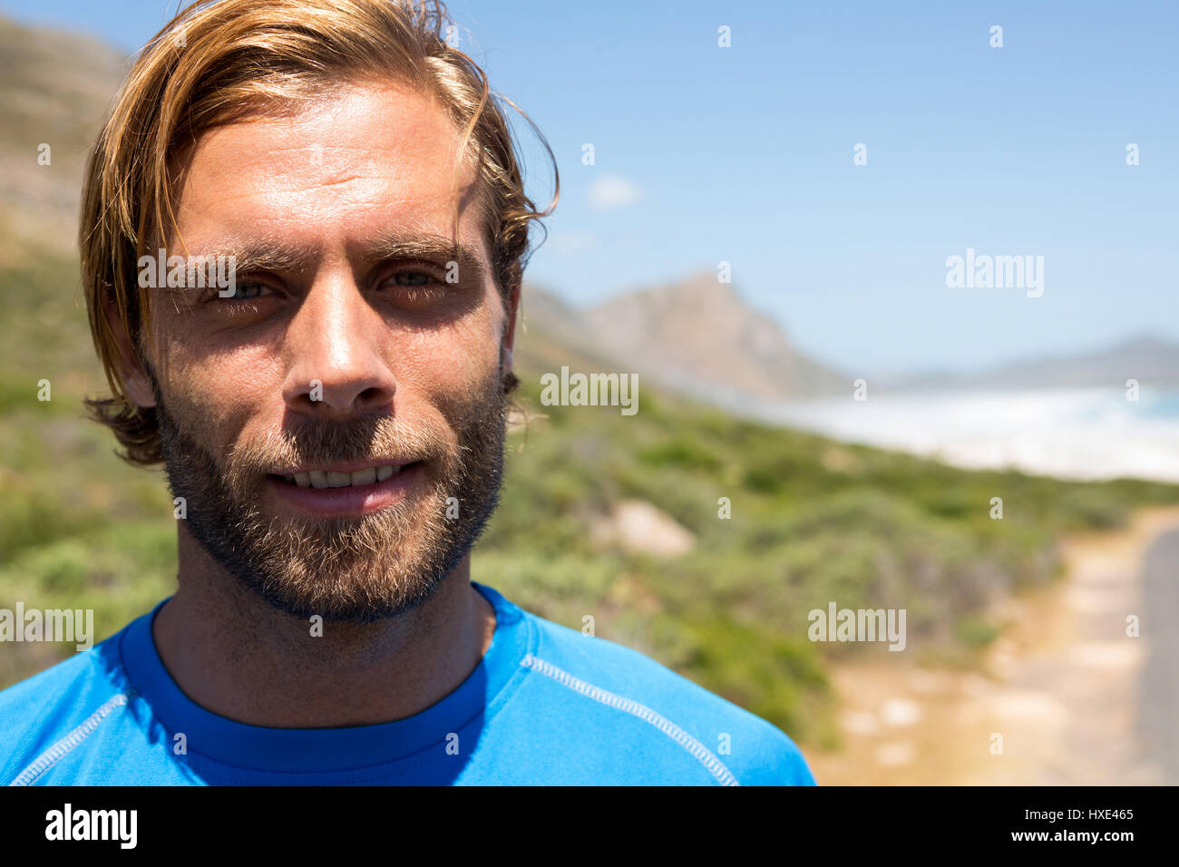 Portrait male athlete against hi-res stock photography and images - Alamy