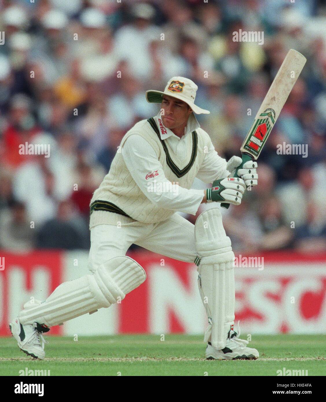 MICHAEL BEVAN AUSTRALIA & YORKSHIRE CCC 29 May 1997 Stock Photo - Alamy