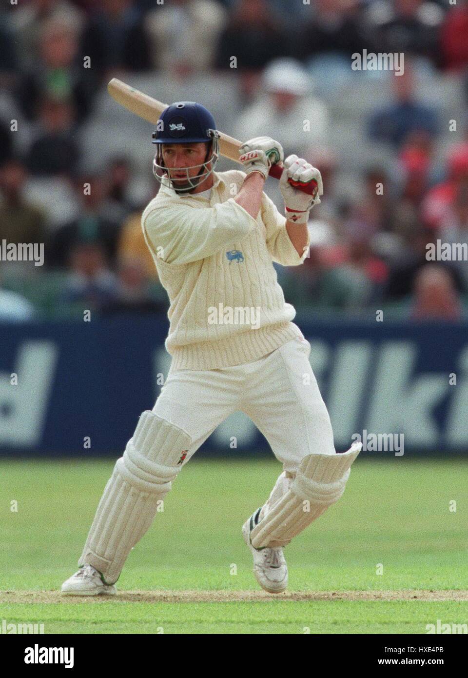 MARK EALHAM ENGLAND & KENT CCC 04 June 1996 Stock Photo - Alamy