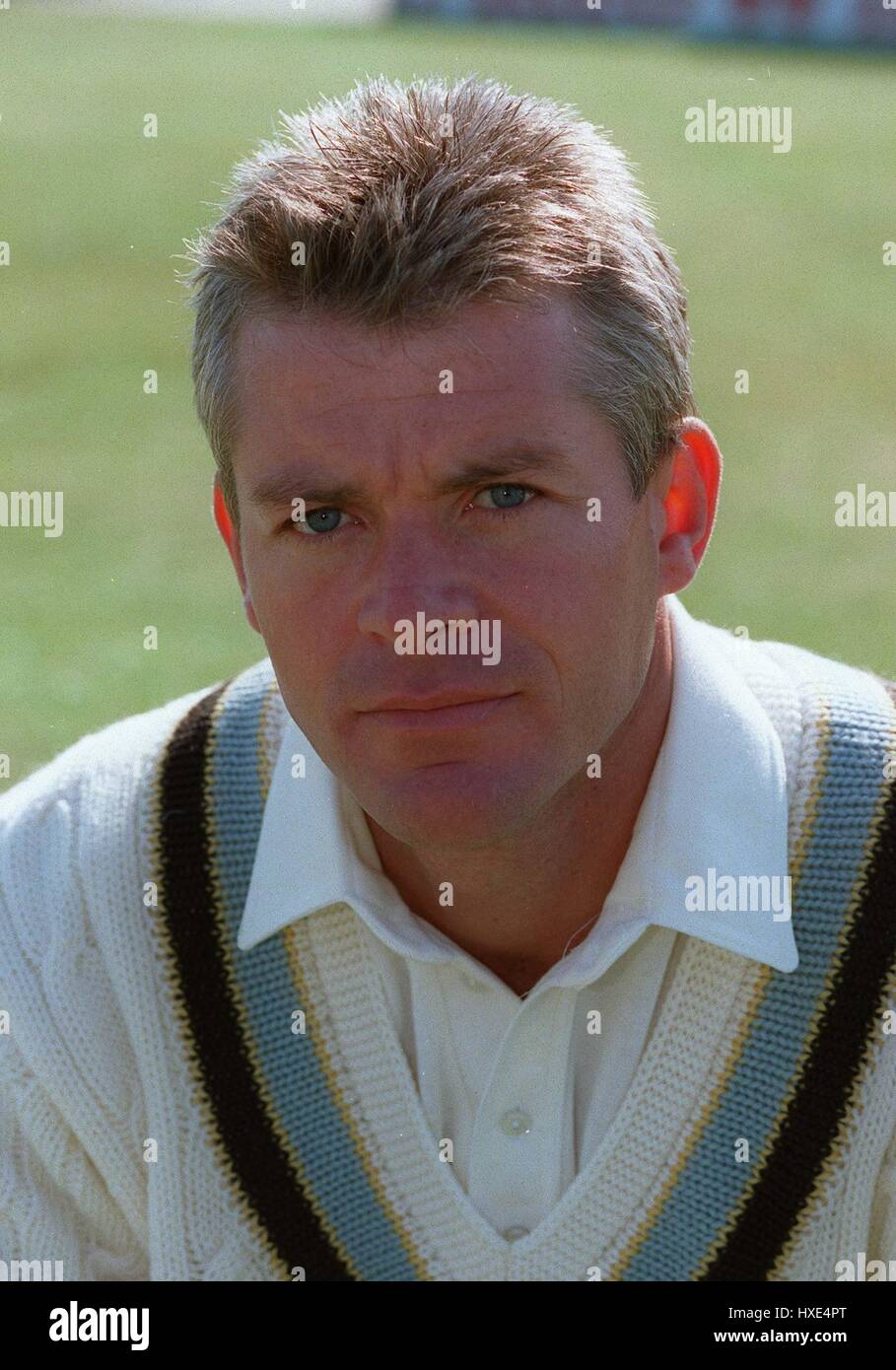 COLIN WELLS DERBYSHIRE CCC 24 August 1995 Stock Photo - Alamy