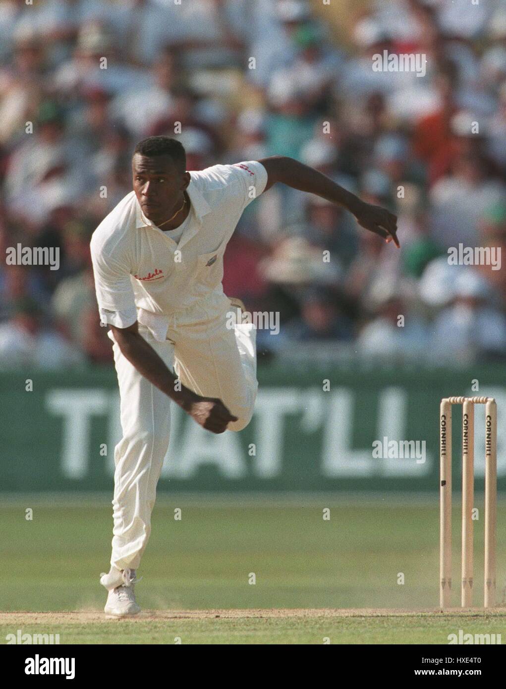 IAN BISHOP WEST INDIES 19 February 1996 Stock Photo - Alamy