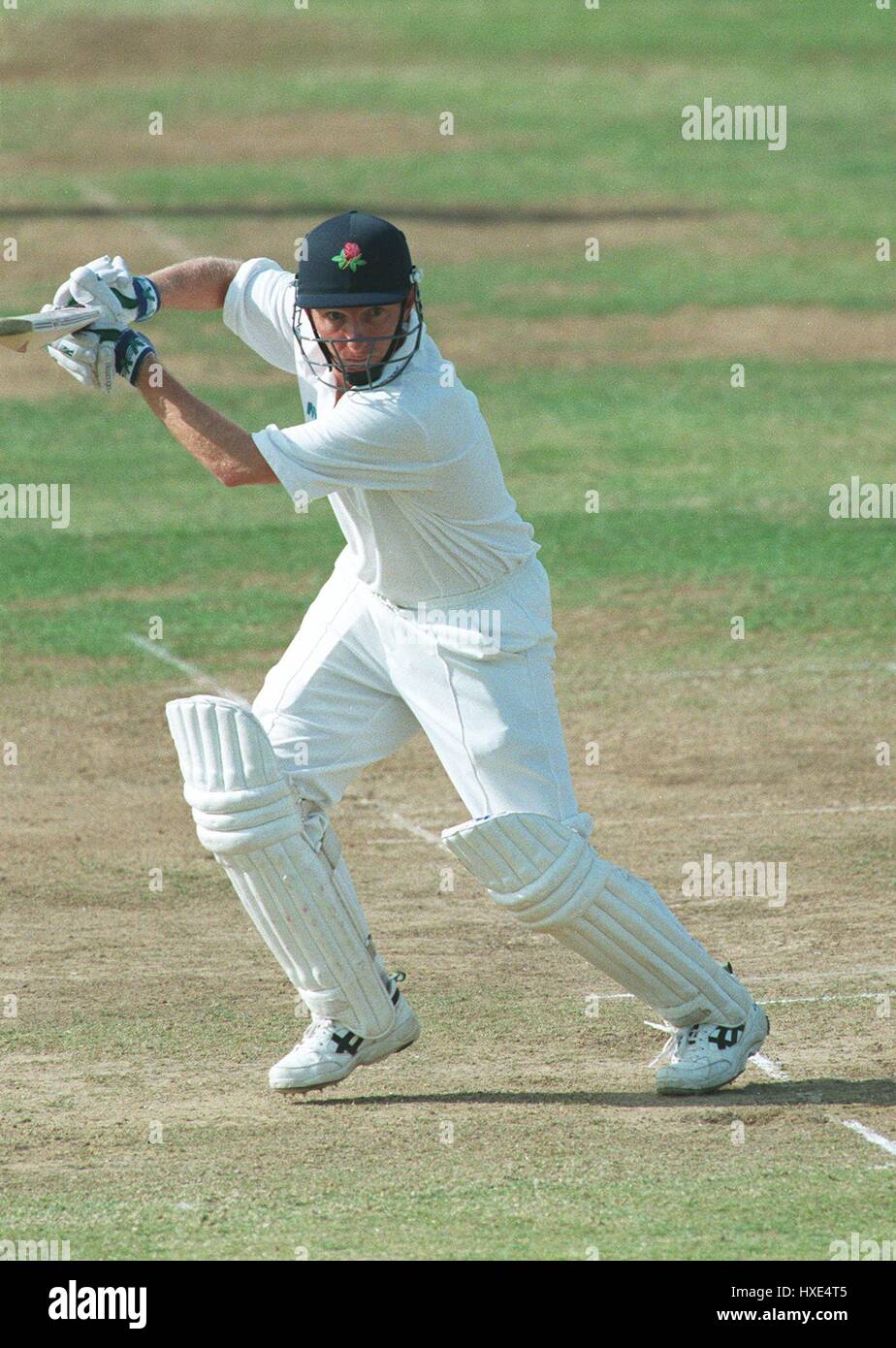 NEIL FAIRBROTHER LANCASHIRE CCC 28 June 1995 Stock Photo - Alamy