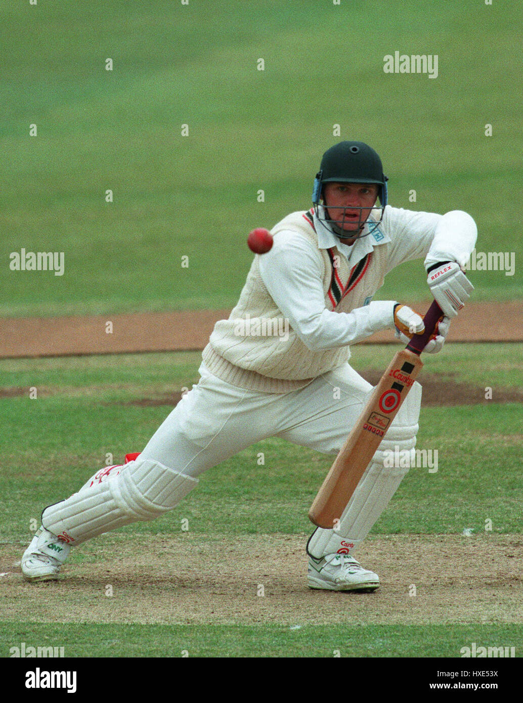 DARREN MADDY LEICESTERSHIRE CCC 31 May 1995 Stock Photo - Alamy