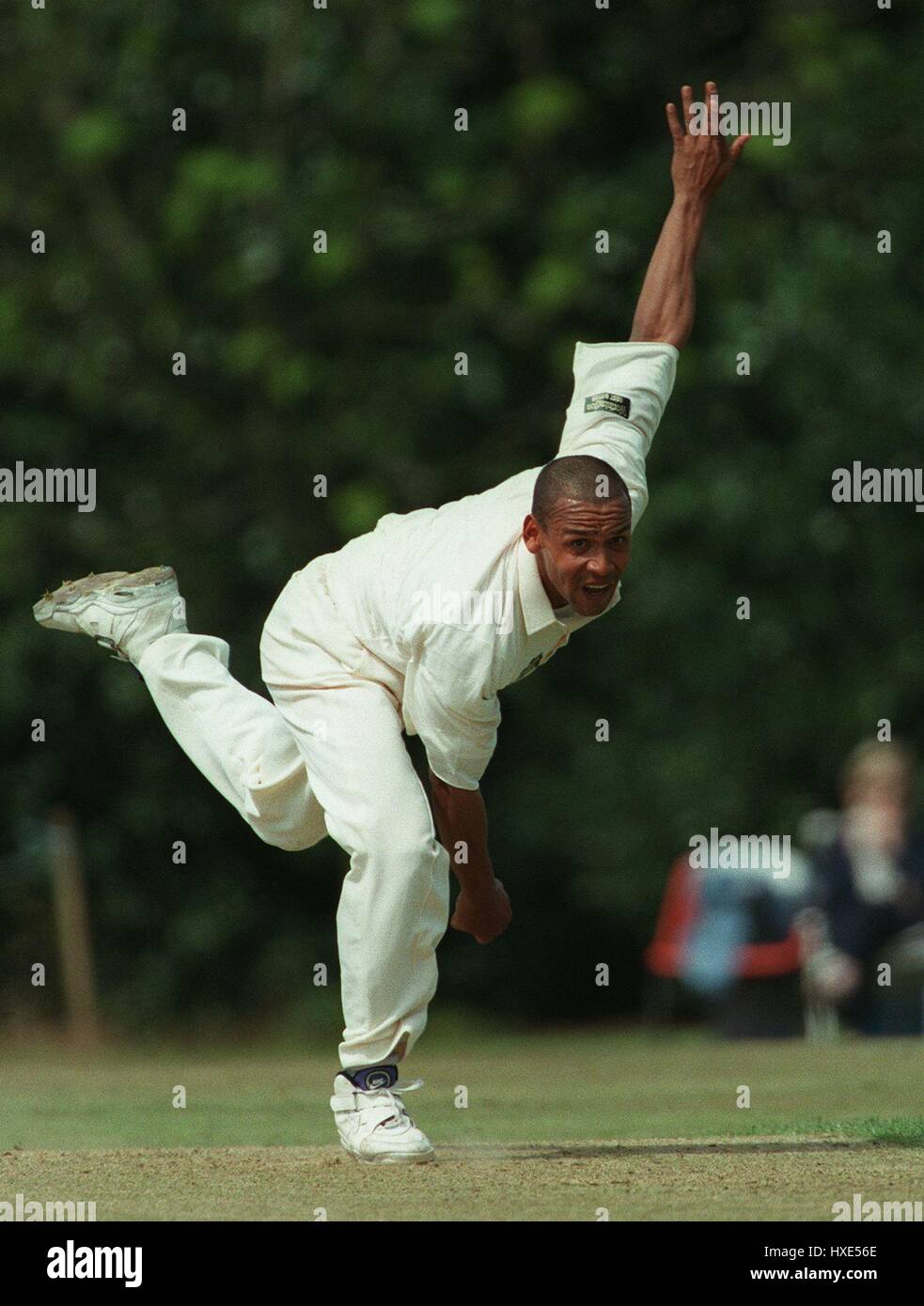 GREG MIKE NOTTINGHAMSHIRE CCC 01 May 1995 Stock Photo - Alamy