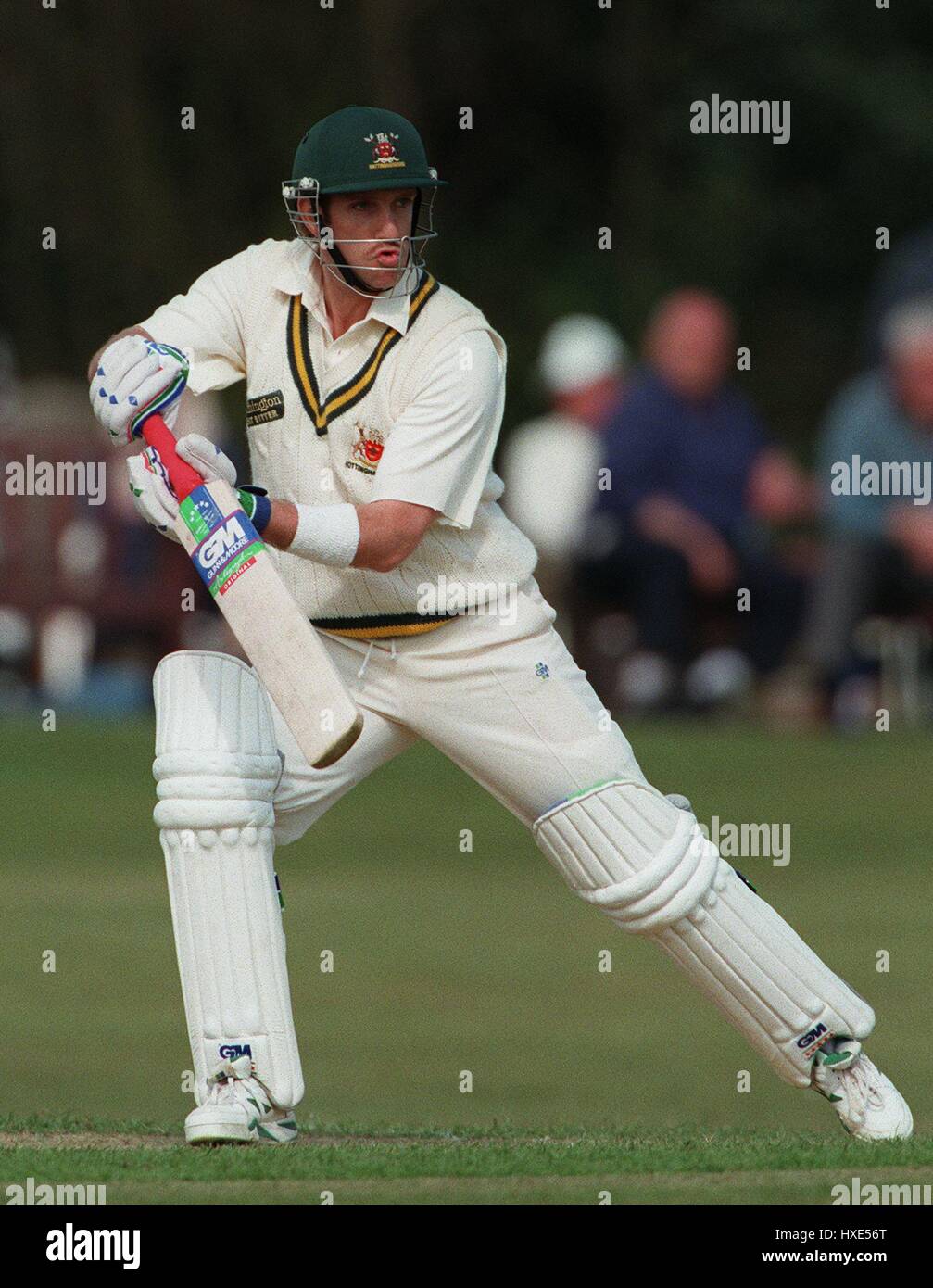 PAUL POLLARD NOTTINGHAMSHIRE CCC 01 May 1995 Stock Photo - Alamy