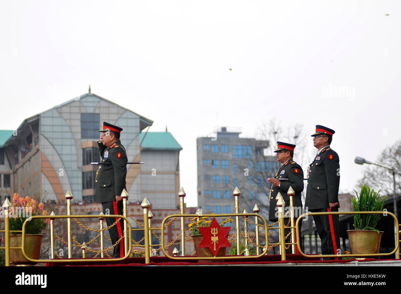 Nepalese army horse cavalry parade hi-res stock photography and images ...