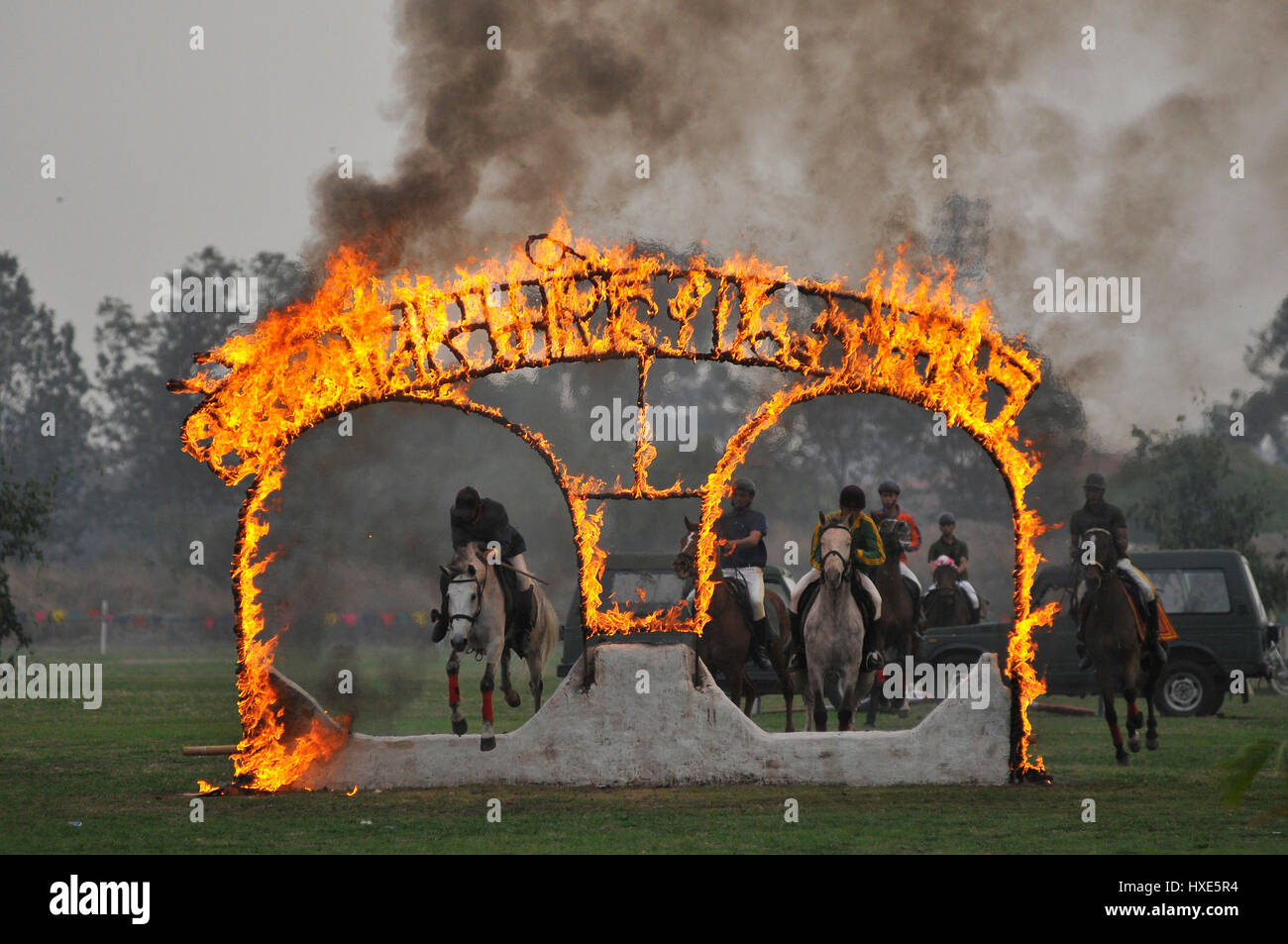 Nepalese army horse cavalry hi-res stock photography and images - Alamy