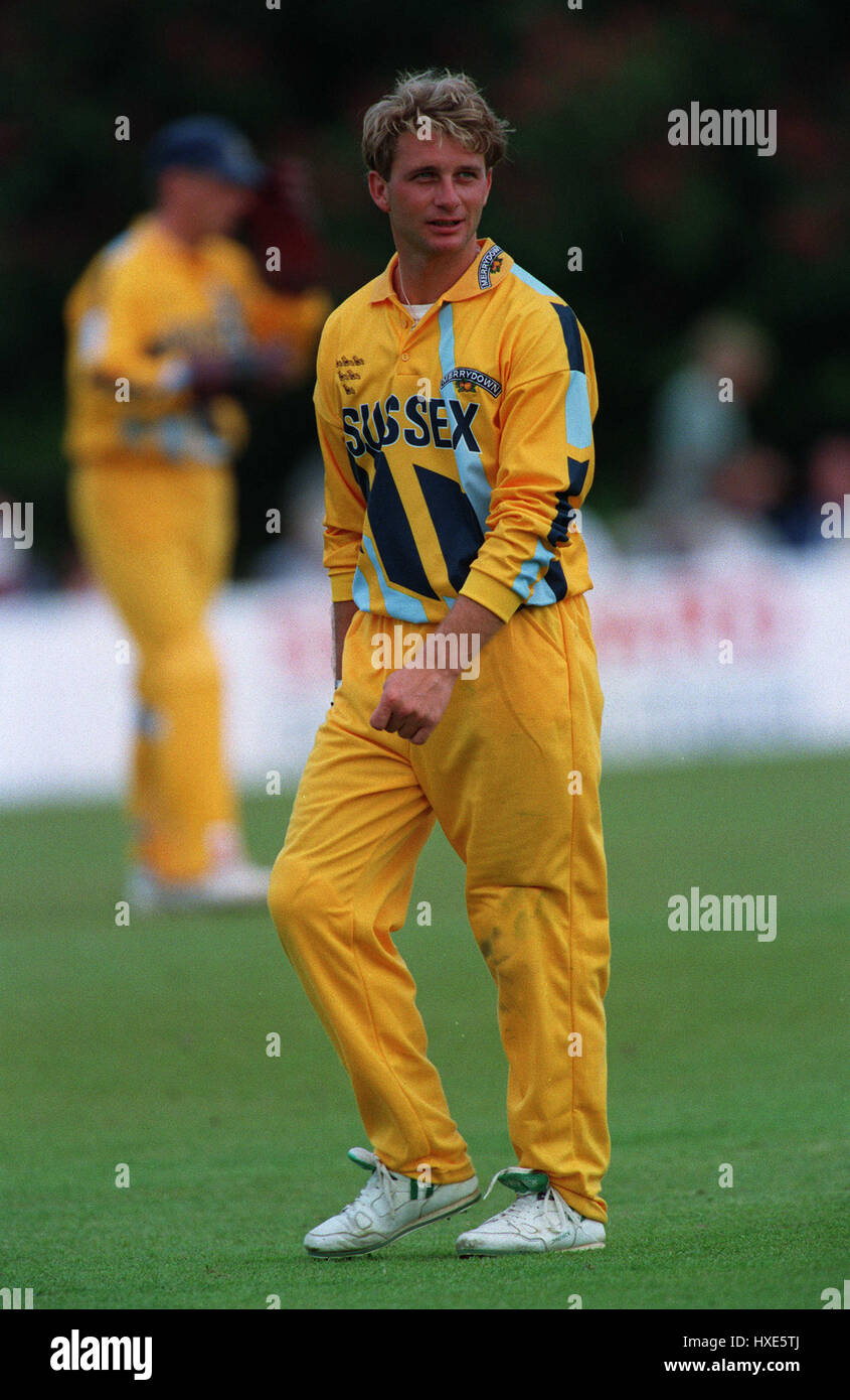 MARTIN SPEIGHT SUSSEX CCC 25 May 1993 Stock Photo - Alamy