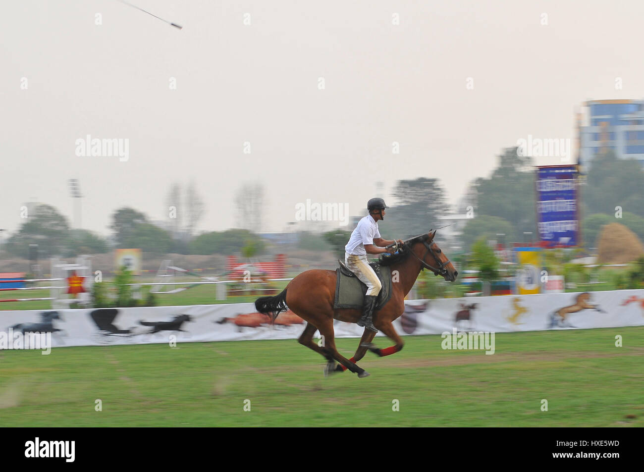 Nepalese army horse cavalry hi-res stock photography and images - Alamy