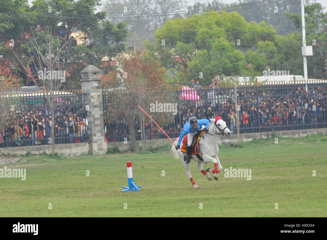 Nepalese army horse cavalry parade hi-res stock photography and images ...