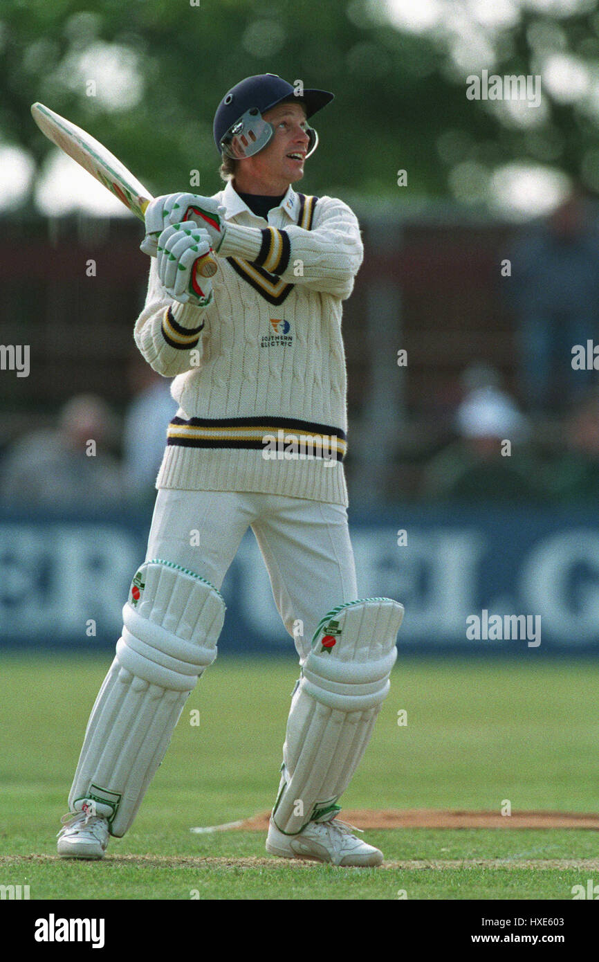 DAVID GOWER HAMPSHIRE CCC 13 May 1993 Stock Photo - Alamy